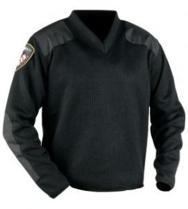 Blauer Fleece-Lined V-Neck Sweater - Siegel's Uniform